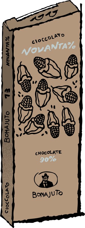 Bonajuto 90% Dark Chocolate Bar for sale. Buy online at Zingerman's ...