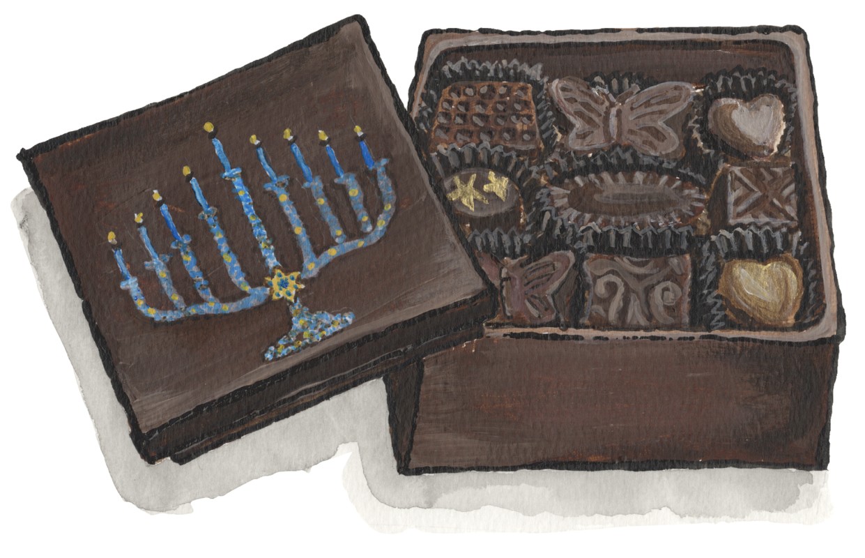 Hanukkah Edible Box of Chocolates for sale. Buy online at Zingerman's ...