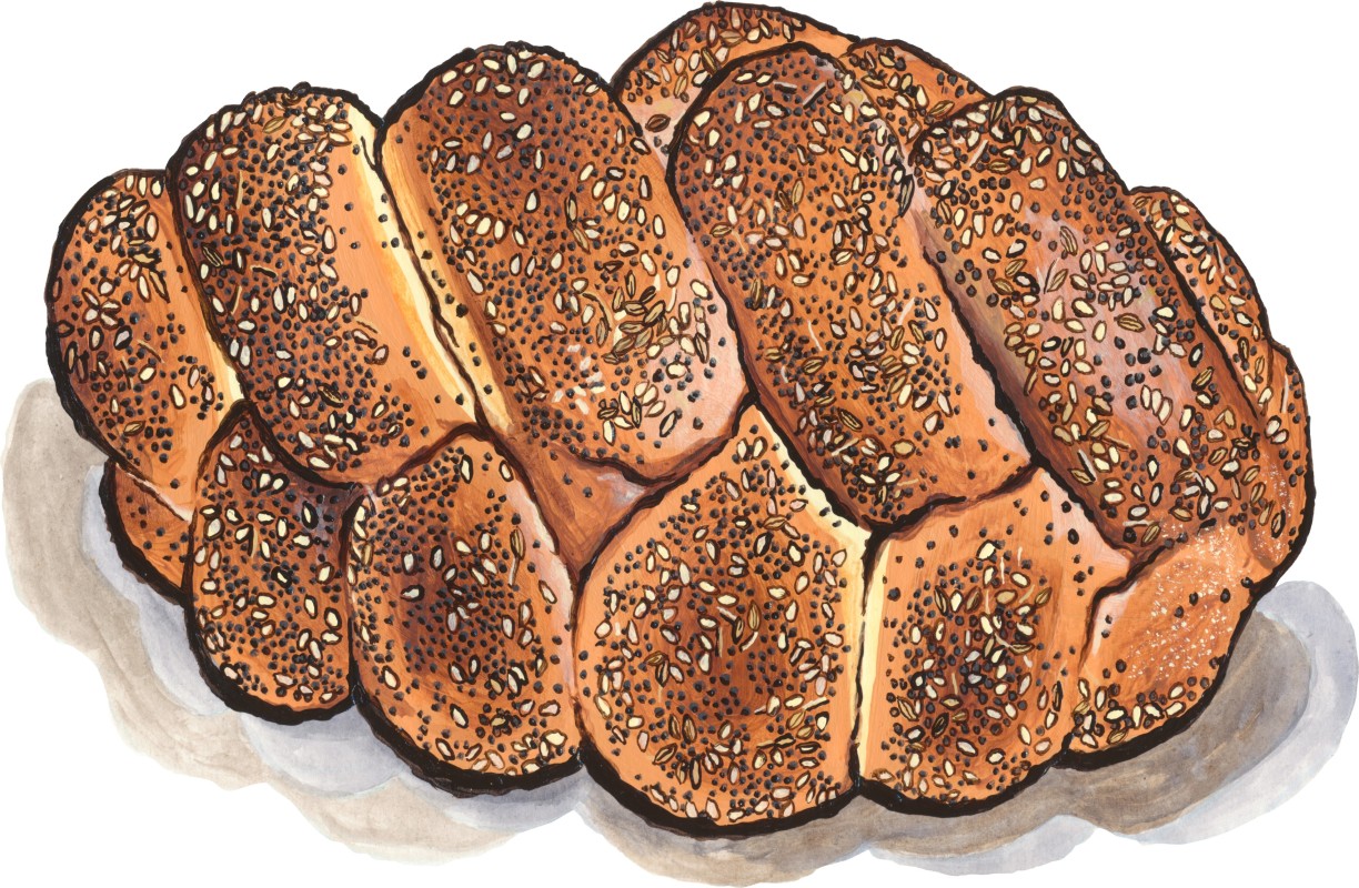 Braided Moroccan Challah Bread for sale. Buy online at Zingerman's Mail ...