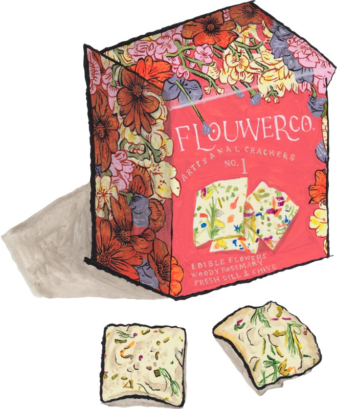 Edible Flower & Herb Crackers for sale. Buy online at Zingerman's Mail ...